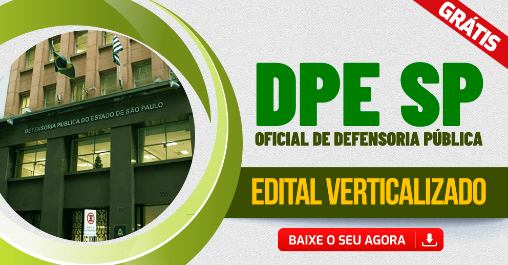 Edital Verticalizado Dpe Sp